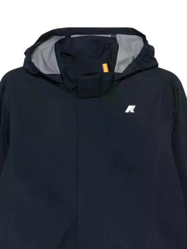 K-WAY Aurene Hooded Jacket - Blue