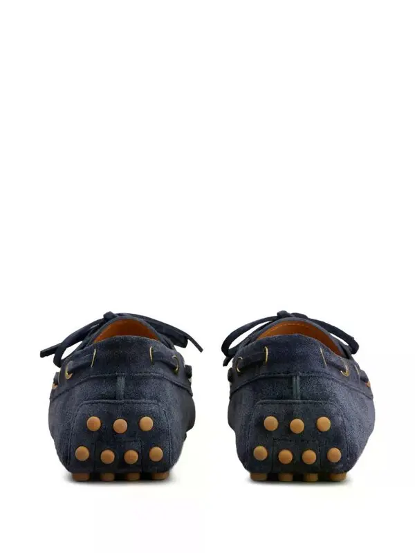 TOD'S Lace-up Gommino Loafers - Blue
