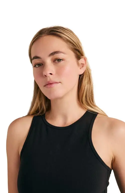 HAVEN WELL WITHIN Balance Organic Cotton Tank - Black