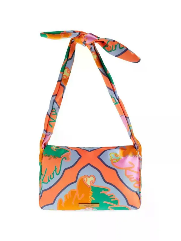 Kurt Geiger Knot-strap Printed Shoulder Bag