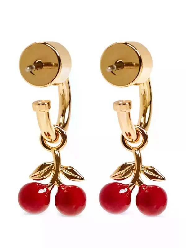 COACH Cherry Pendant Drop Earrings