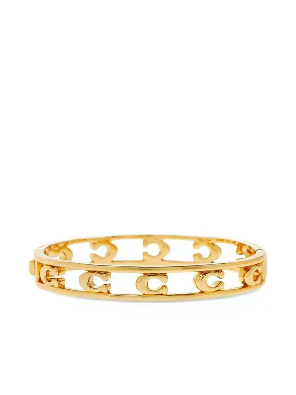 COACH Logo Bangle - Gold
