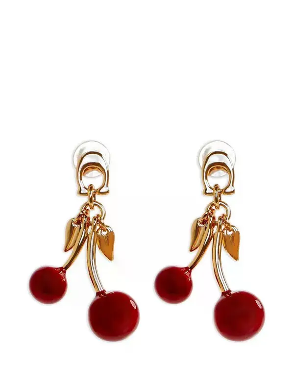 COACH Cherry Drop Earrings - Gold