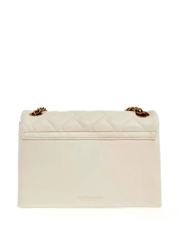 Kurt Geiger Quilted Leather Shoulder Bag - Neutrals