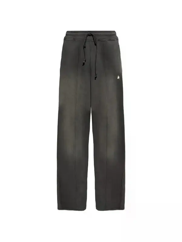 GOLDEN GOOSE Drawstring Star Trousers - Grey