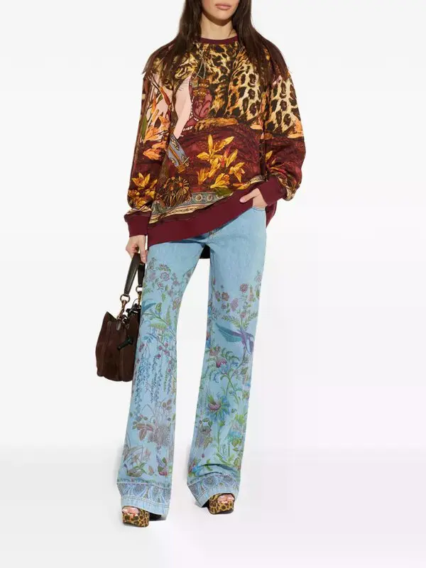 Etro Animal Print Sweatshirt