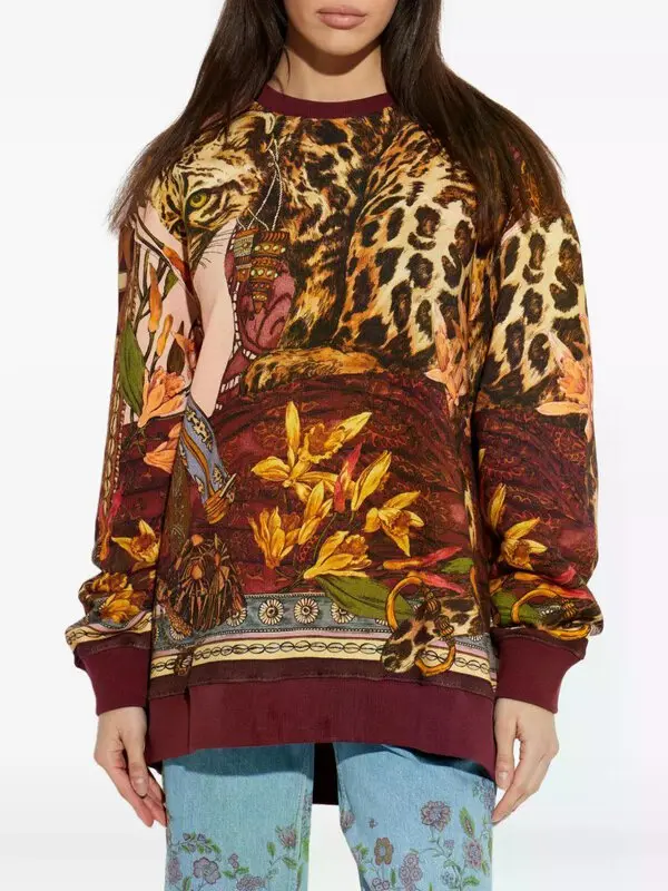 Etro Animal Print Sweatshirt