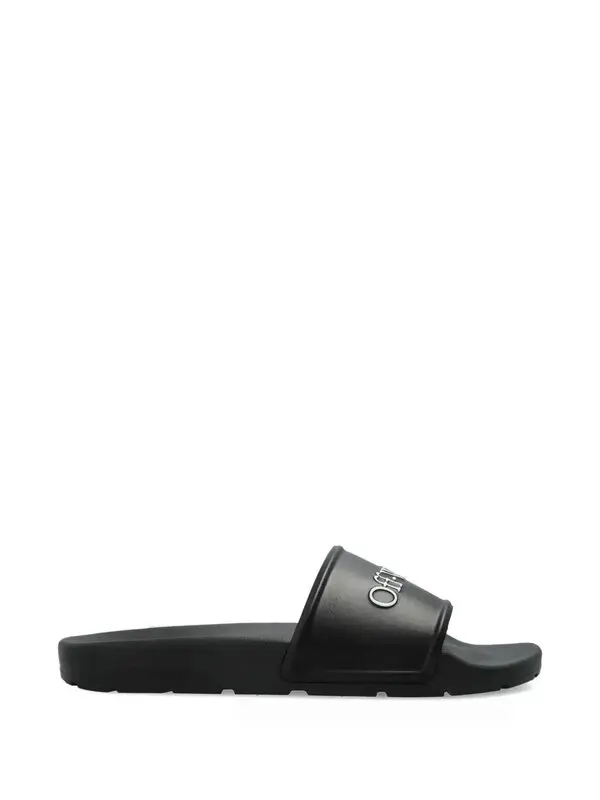Off-White Logo Lettering Slides