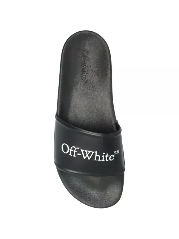 Off-White Logo Lettering Slides
