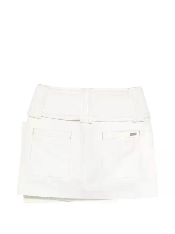 AMI Paris Pocket Mini Straight Skirt