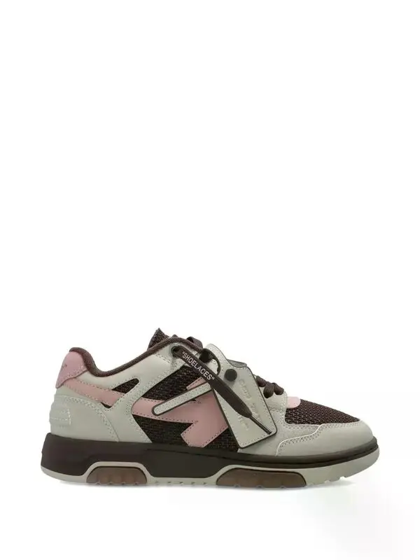 Off-White Out Of Office Arrow-motif Panelled Sneakers - Brown