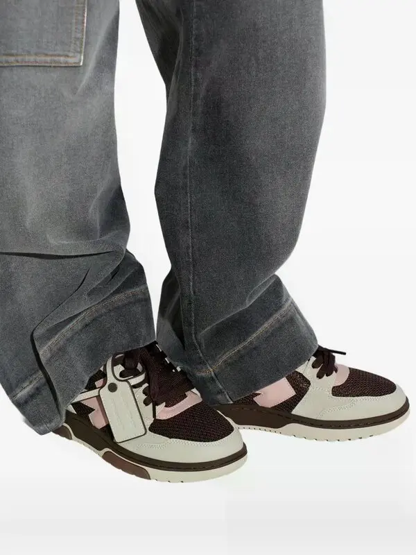Off-White Out Of Office Arrow-motif Panelled Sneakers - Brown