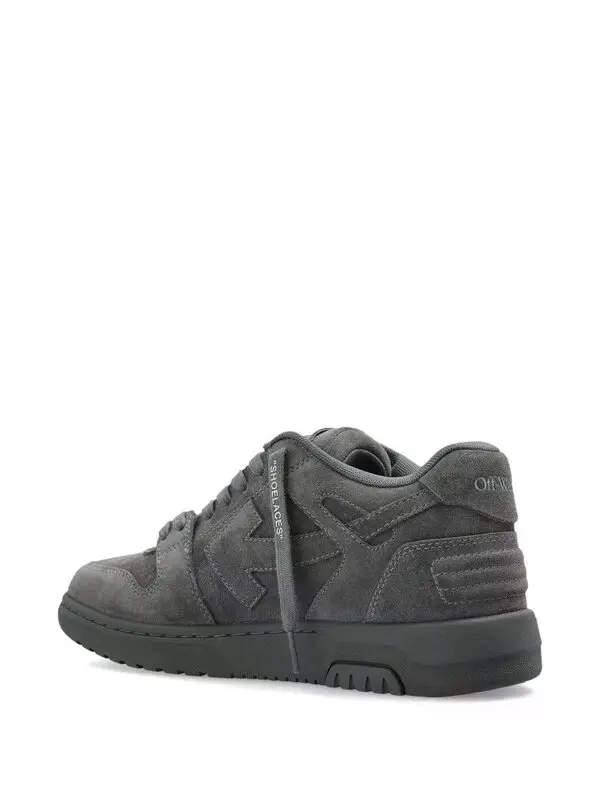 Off-White Out Of Office For Walking Suede Lace-up Sneakers - Grey