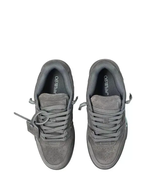 Off-White Out Of Office For Walking Suede Lace-up Sneakers - Grey