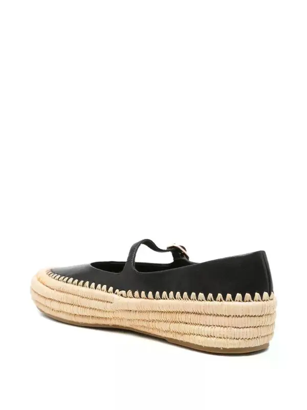 PALOMA BARCELO Strappy Woven Flat Pumps