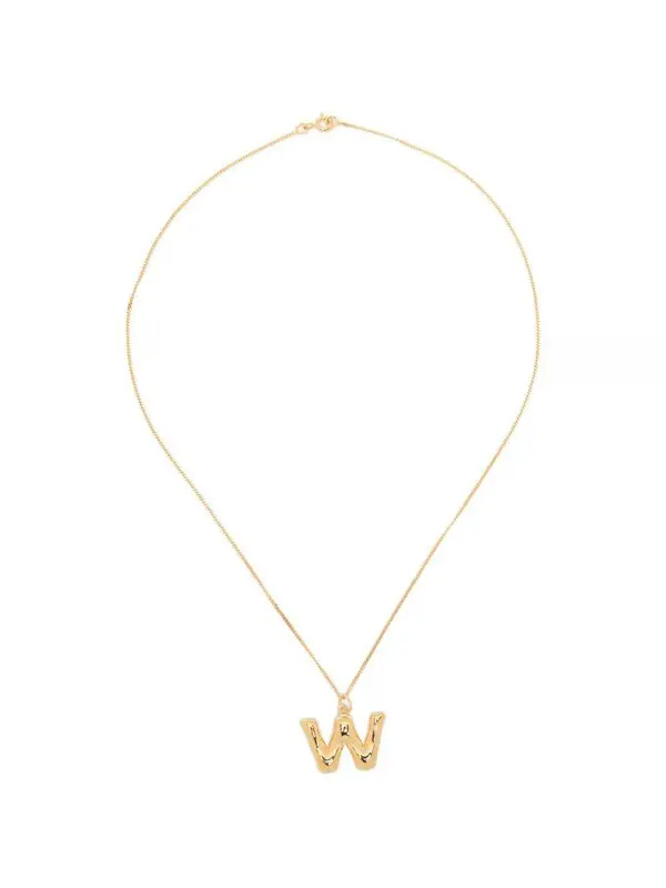 Completedworks W Pendant Necklace - Gold