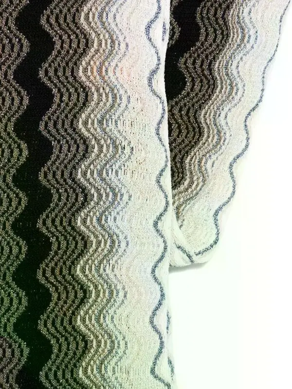 Missoni Chevron Fringed Scarf - Neutrals
