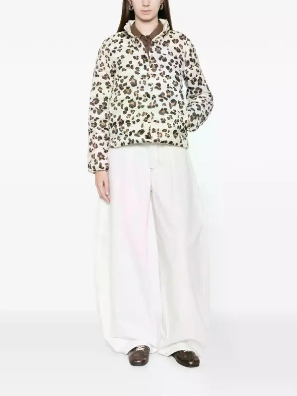 Marella Leopard-print Puffer Jacket