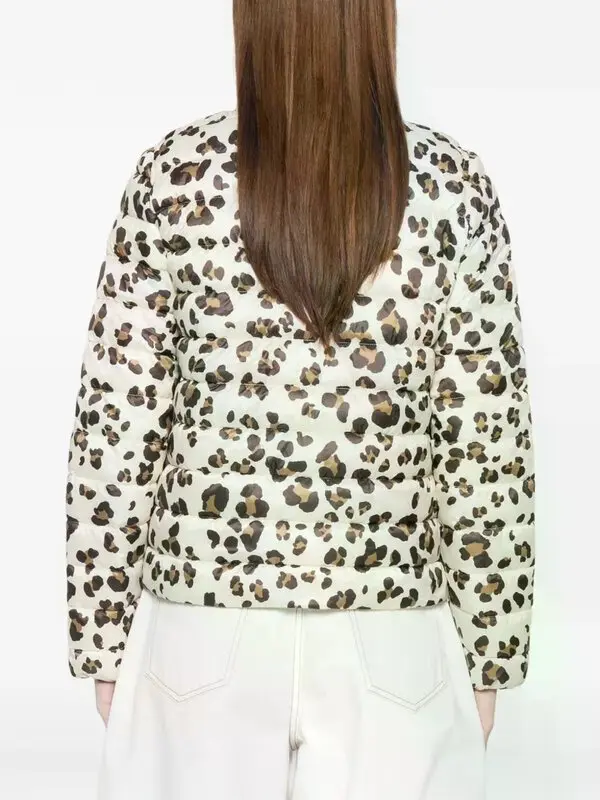 Marella Leopard-print Puffer Jacket