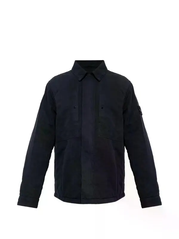 Stone Island Button-patch Jacket - Blue