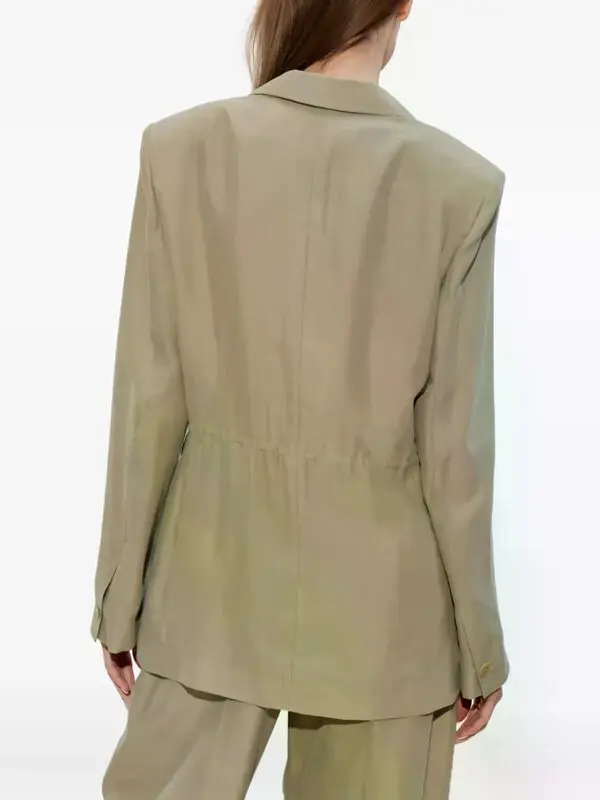 Alexander Wang Drawstring Pocket Blazer - Neutrals