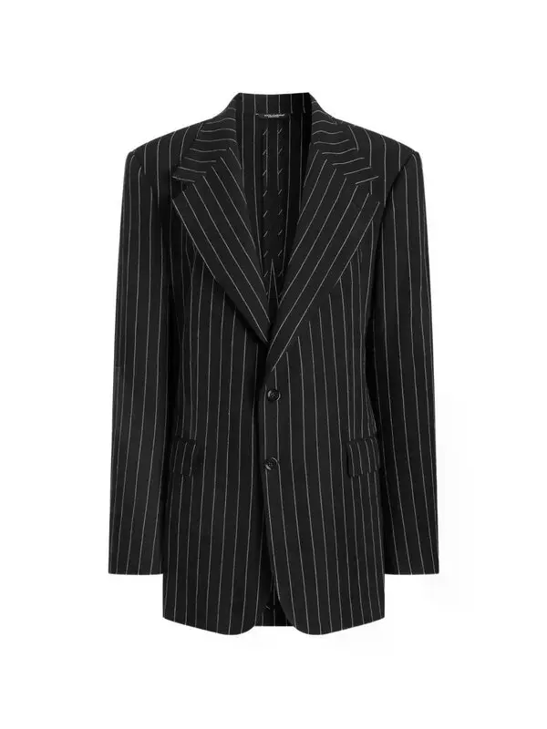 Dolce & Gabbana Single-breasted Striped Blazer