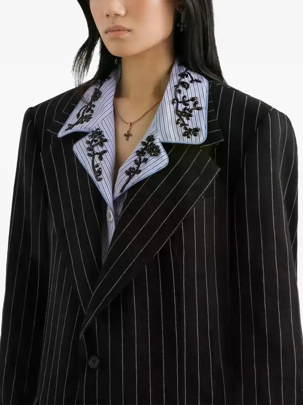 Dolce & Gabbana Single-breasted Striped Blazer