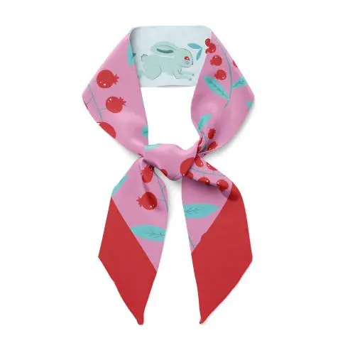 CENTINELLE Bunnies Twilly Ribbon Scarf