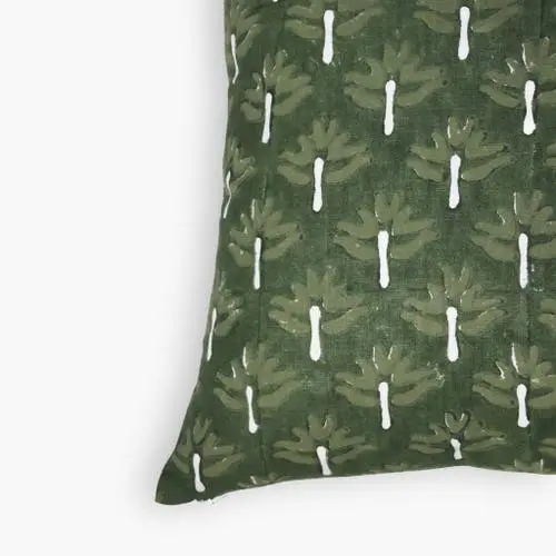 BANYAN & BIRCH Zeenat Throw Pillow Cover - Chive