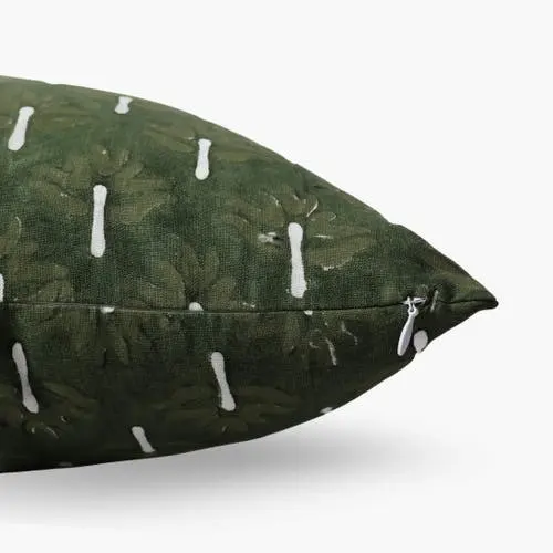 BANYAN & BIRCH Zeenat Throw Pillow Cover - Chive