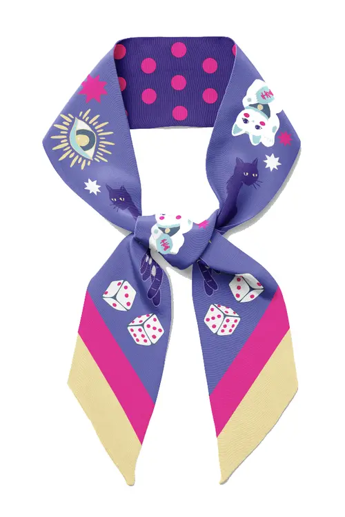 CENTINELLE Fortune Twilly Ribbon Scarf - Multicolor