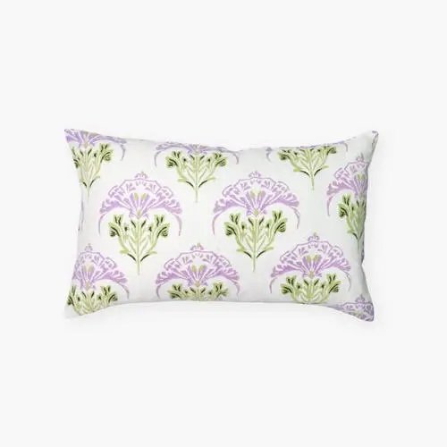 BANYAN & BIRCH Somalumbar Linen Throw Pillow Cover - Lavender