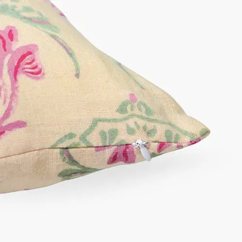 BANYAN & BIRCH Somalumbar Pure Linen Throw Pillow Cover