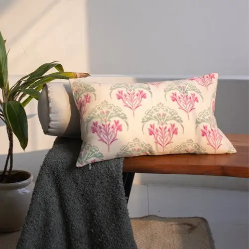 BANYAN & BIRCH Somalumbar Pure Linen Throw Pillow Cover