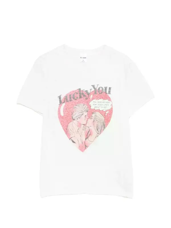 RE/DONE Lucky You T-shirt - White