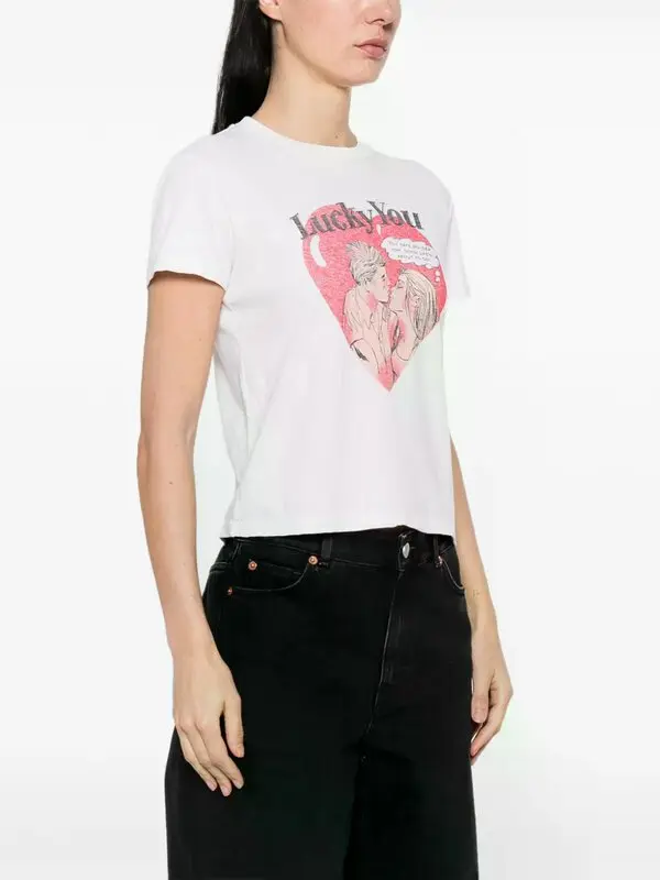RE/DONE Lucky You T-shirt - White