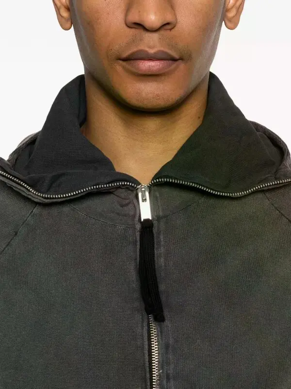 THOM KROM Panelled Zip-up Hoodie