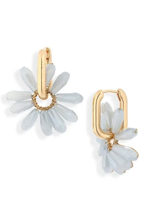Bp. Floral Drop Earrings - Ivory- Gold