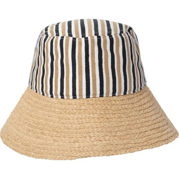 Echo Montauk Stripe Bucket Hat - Semolina