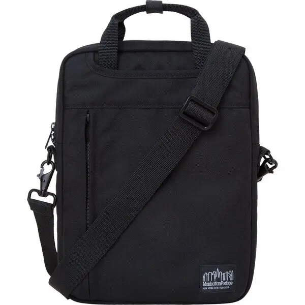 MANHATTAN PORTAGE Commuter Jr. Laptop Bag - Black