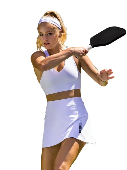 PB5STAR X-over Back Sports Bra - White