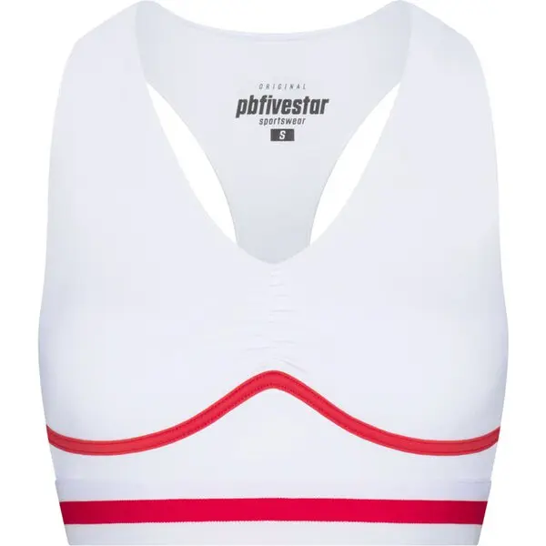 PB5STAR Heritage Bra Top - White-black