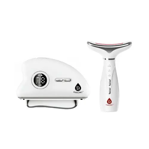 PURSONIC 7-in-1 Led Light Therapy Beauty Device & Sculpting Wand - White