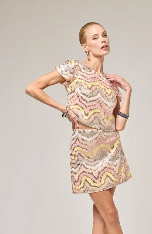 BTB LOS ANGELES Katya Sequin Mini Skirt