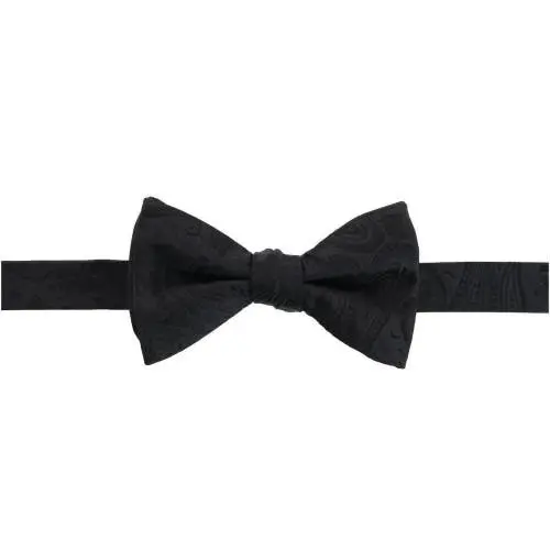 Trafalgar Banbury Paisley Silk Cummerbund And Bow Tie Bundle - Black