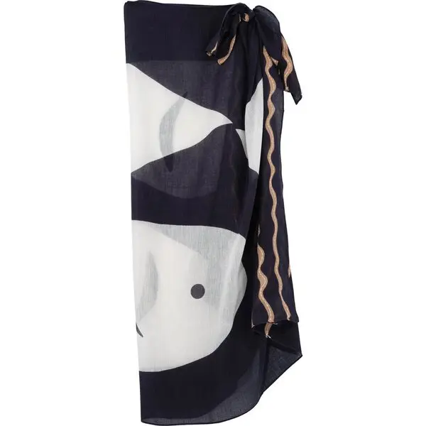 Echo Catch Of The Day Sarong - Black