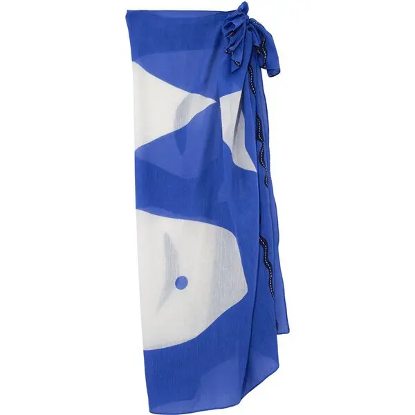 Echo Catch Of The Day Sarong - Ultramarine