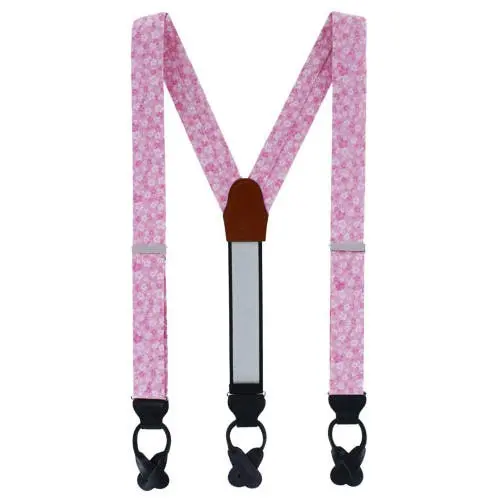 Trafalgar Hanami Cherry Blossom Burst Suspenders And Bow Tie Bundle