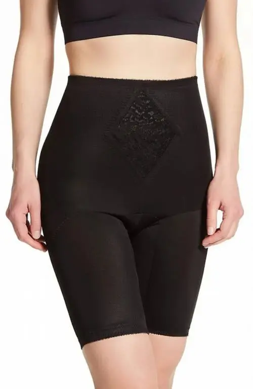 RAGO Waistline Thigh Slimmer Tummy Control - Black