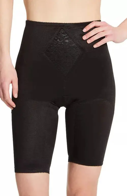 RAGO Waistline Thigh Slimmer Tummy Control - Black
